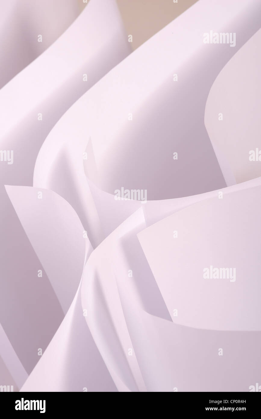 Curved sheet of paper hi-res stock photography and images - Alamy