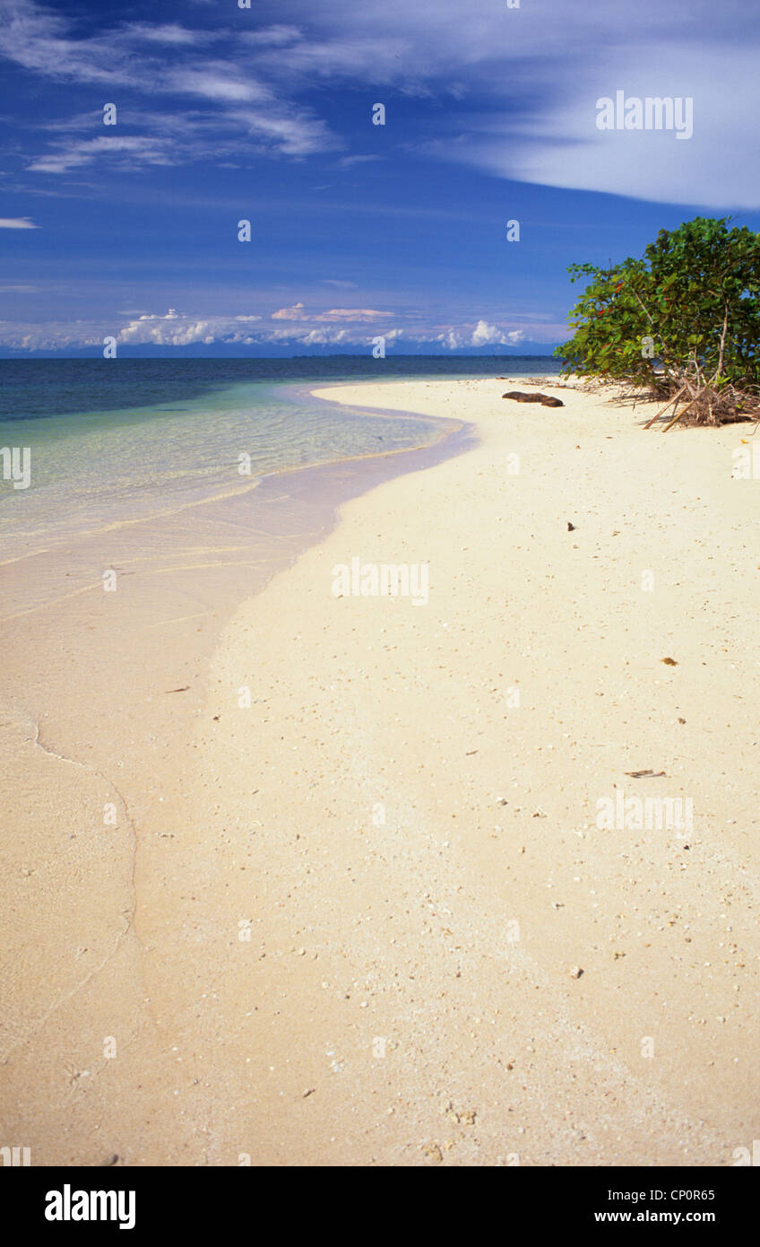 Tropical white sand beach at Colon Island Stock Photo - Alamy