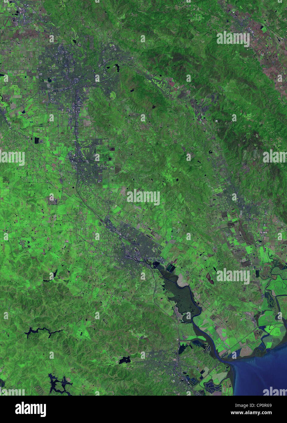 Map of santa rosa hi-res stock photography and images - Alamy