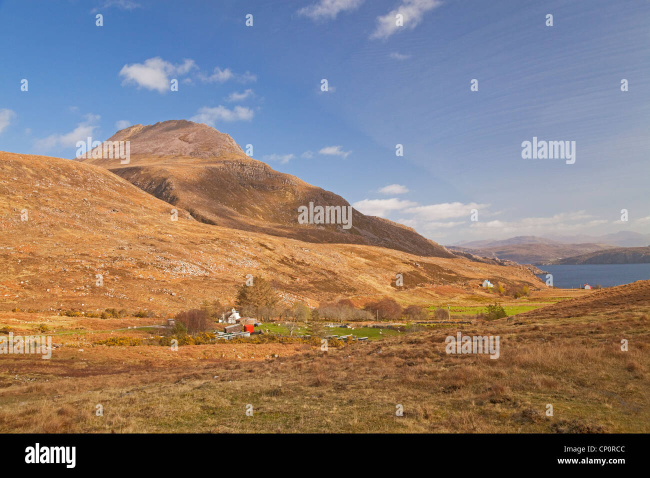 Culnacraig and Ben Mor Coigach Stock Photo - Alamy