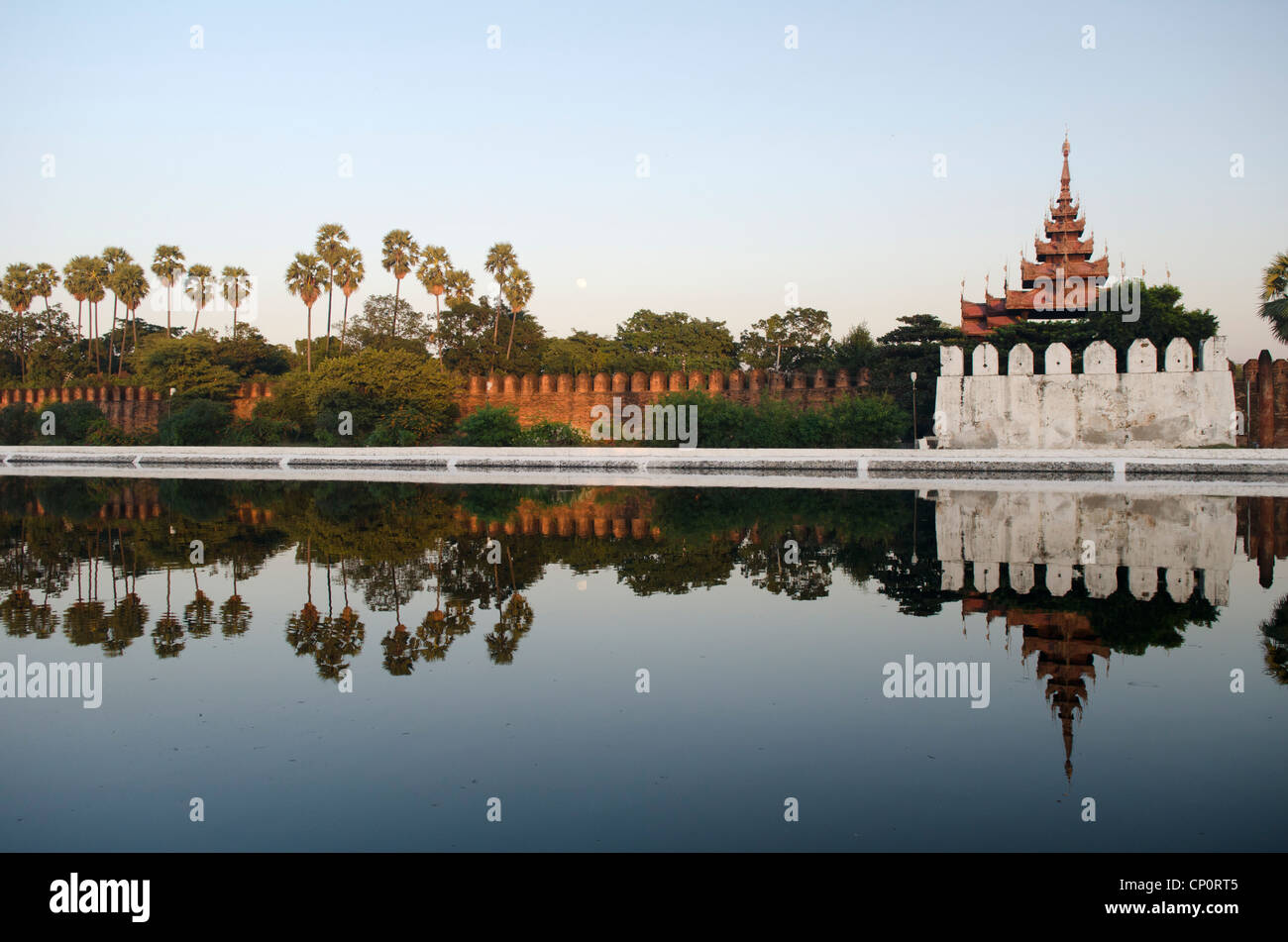 mandalay fort in myanmar Stock Photo - Alamy