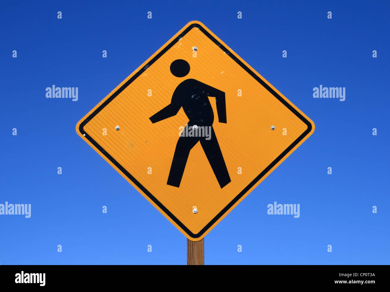 Yellow Walking Man Logo