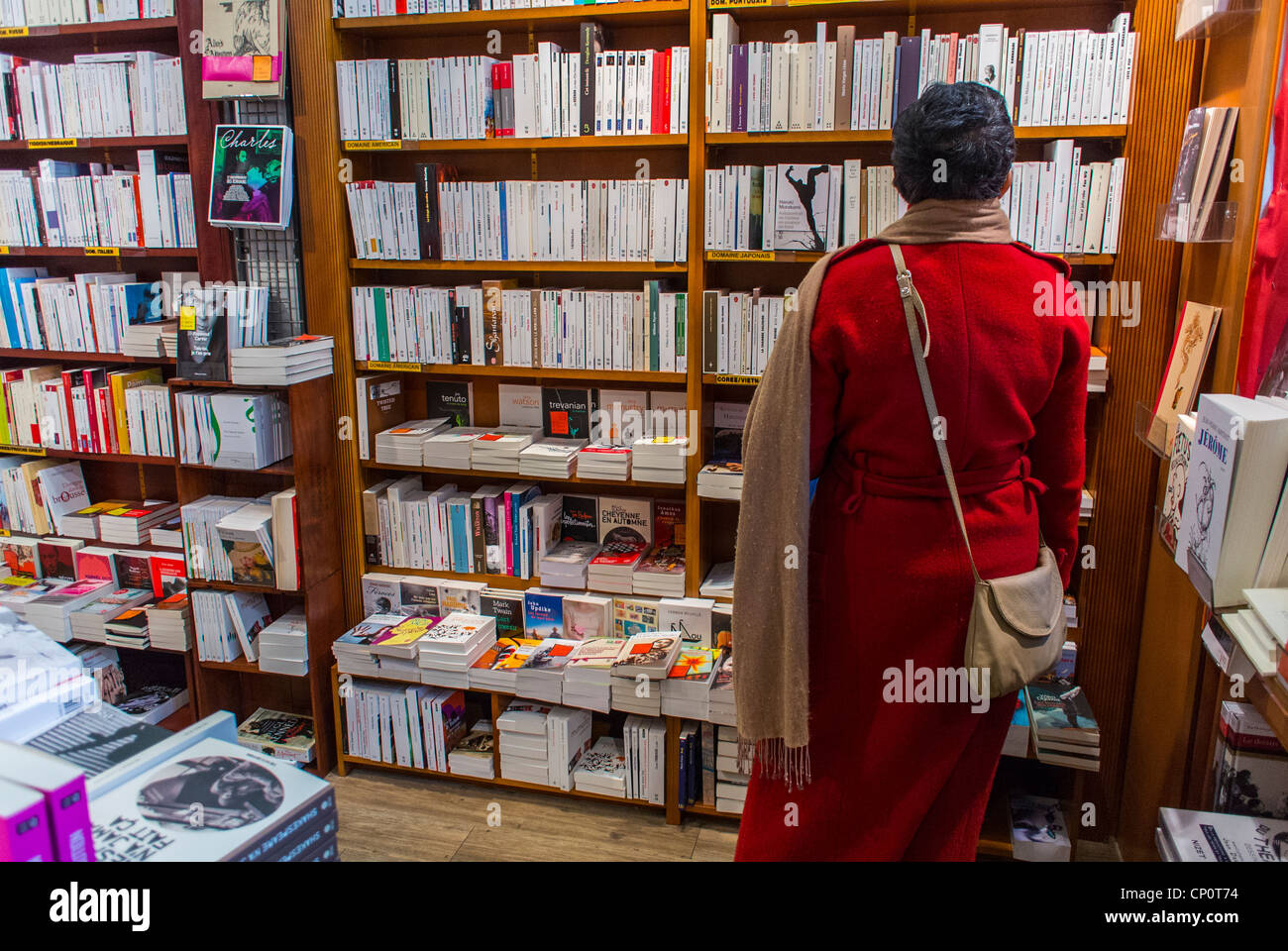 French bookstore pigalle hi-res stock photography and images - Alamy
