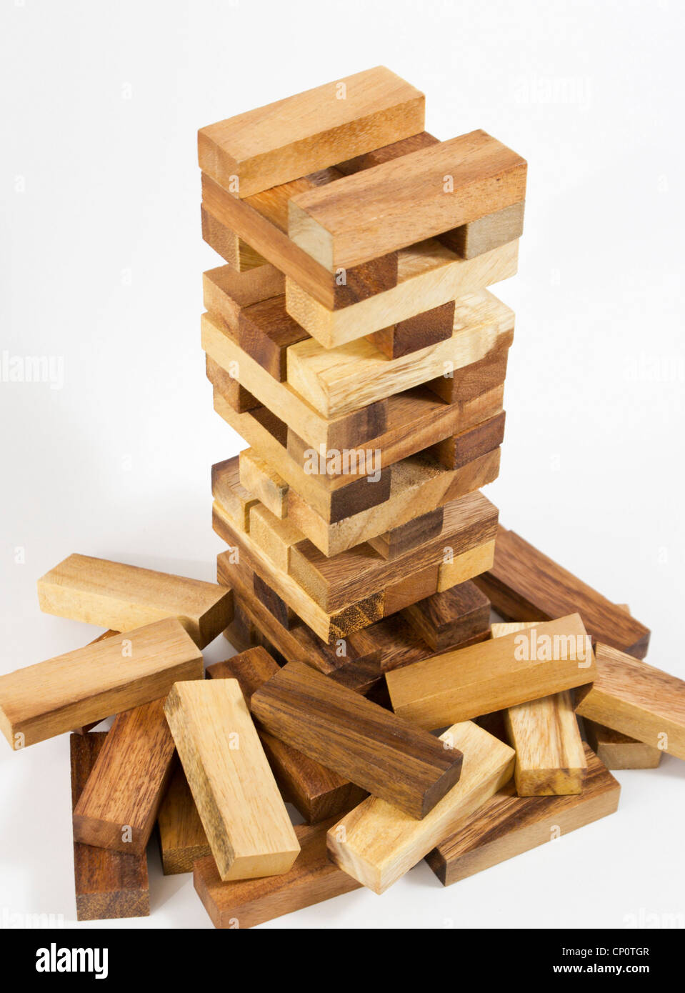 Block tower wooden hi-res stock photography and images - Alamy