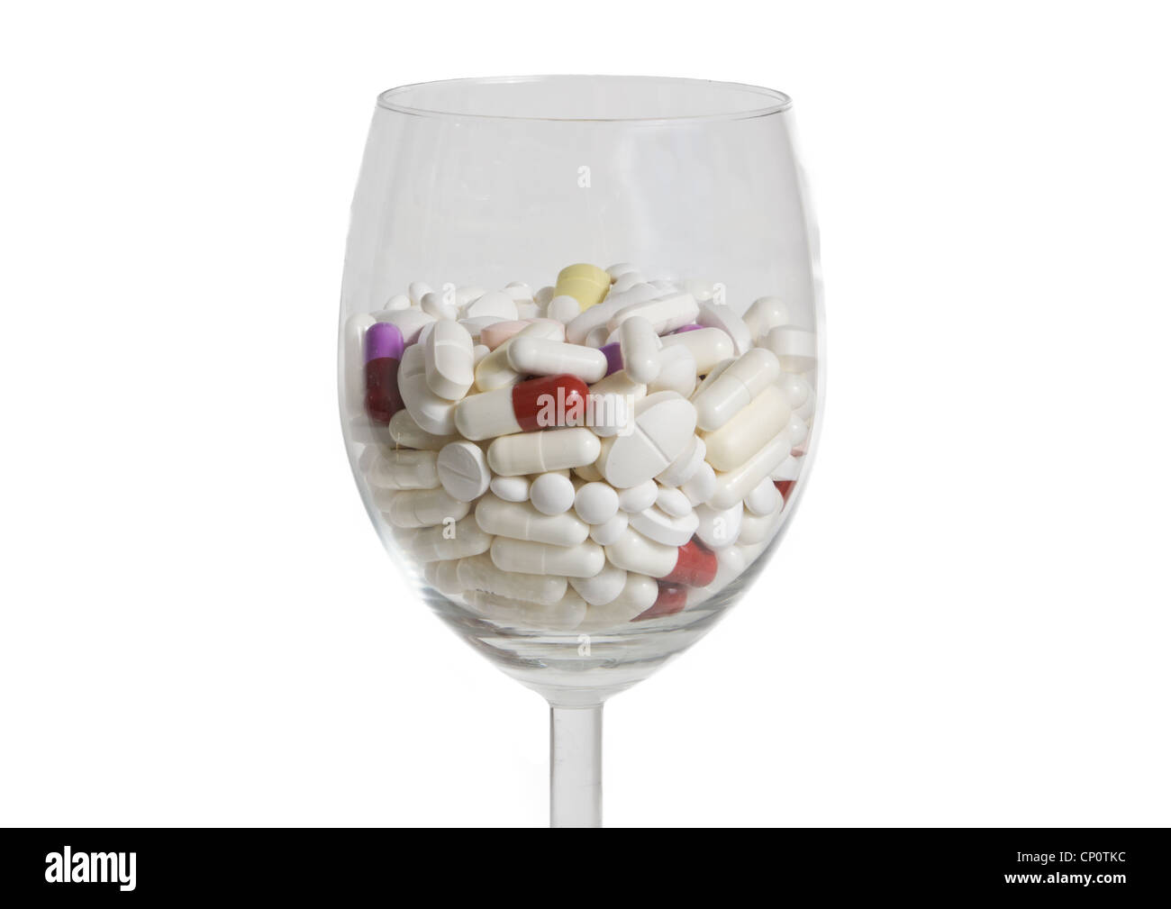 Booze pills overdose hi-res stock photography and images - Alamy