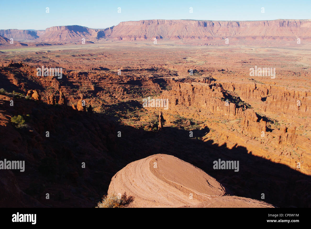 Red rocks with Colorado River in the distance, Utah Stock Photo - Alamy