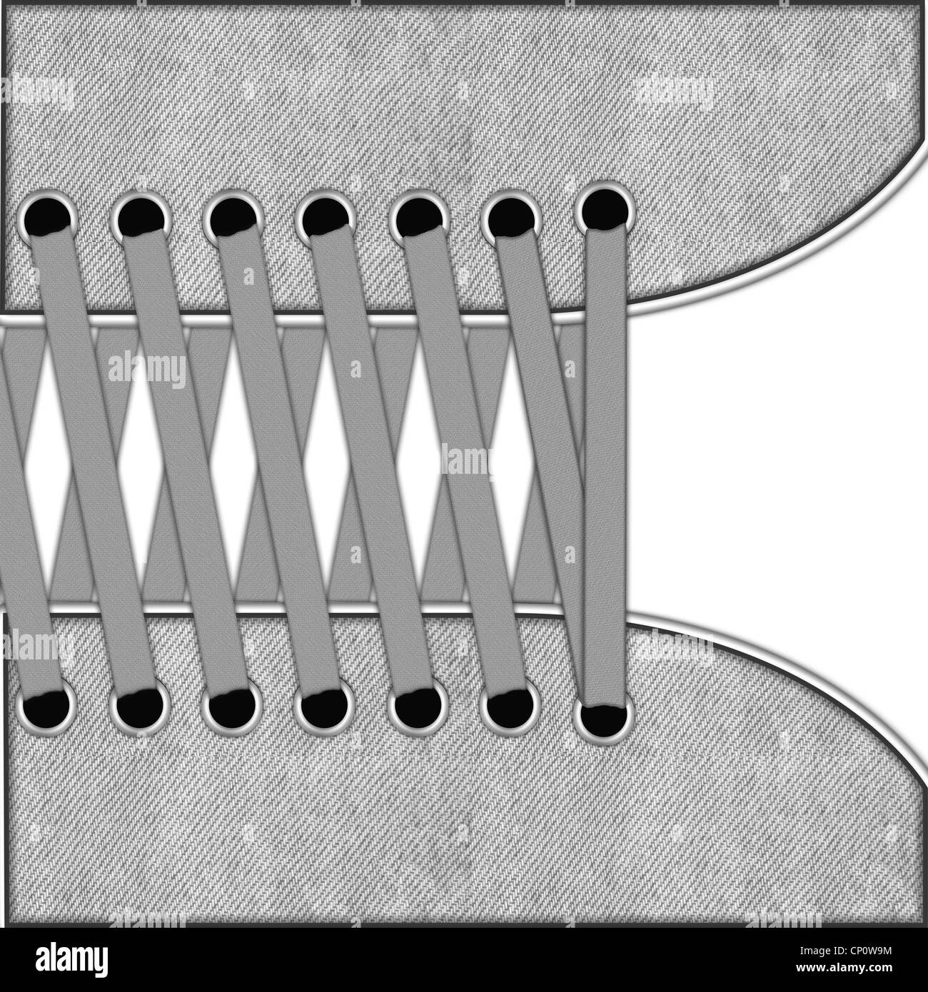 Lacing pattern hi-res stock photography and images - Alamy