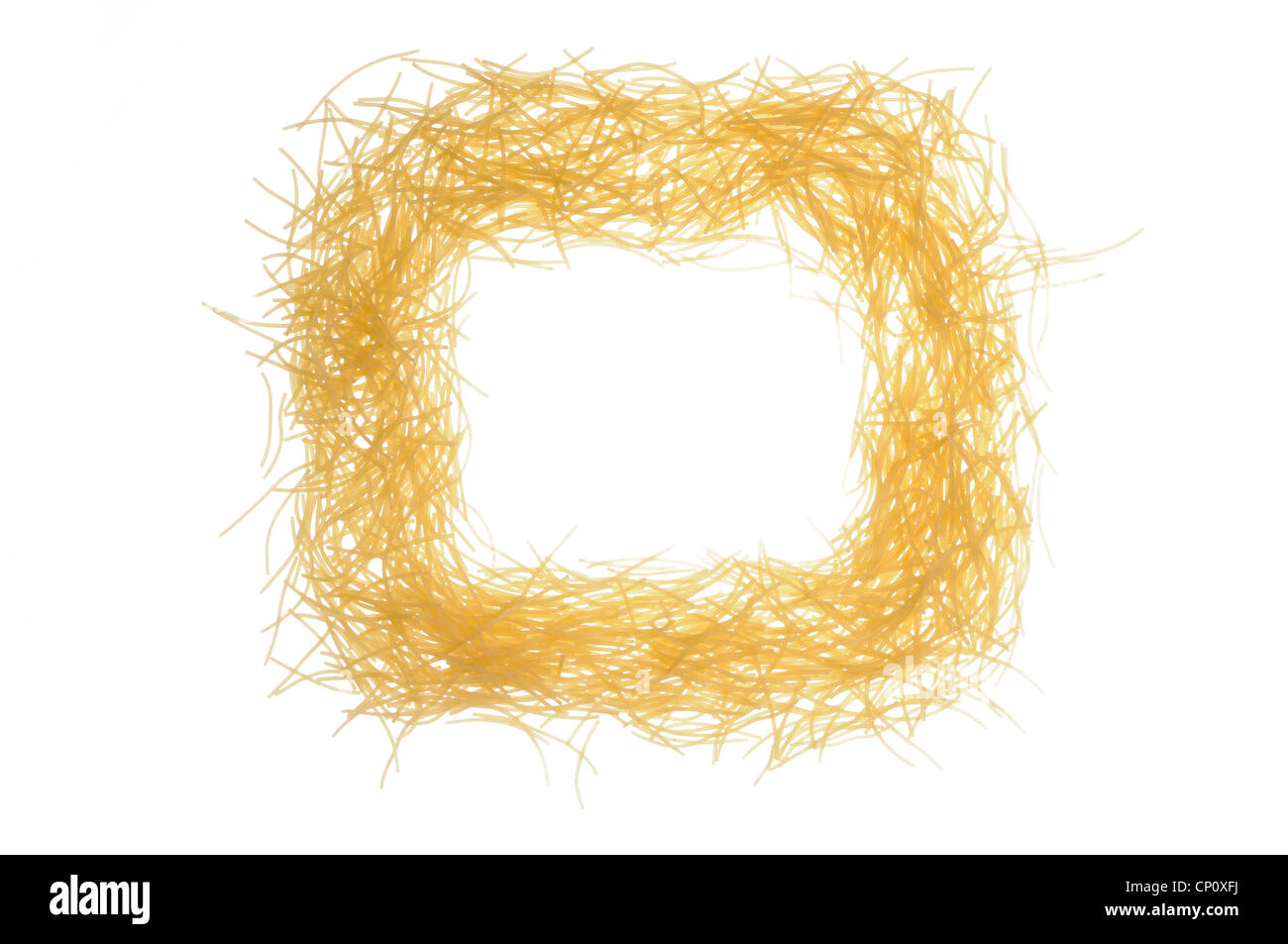 yellow noodles frame Stock Photo - Alamy
