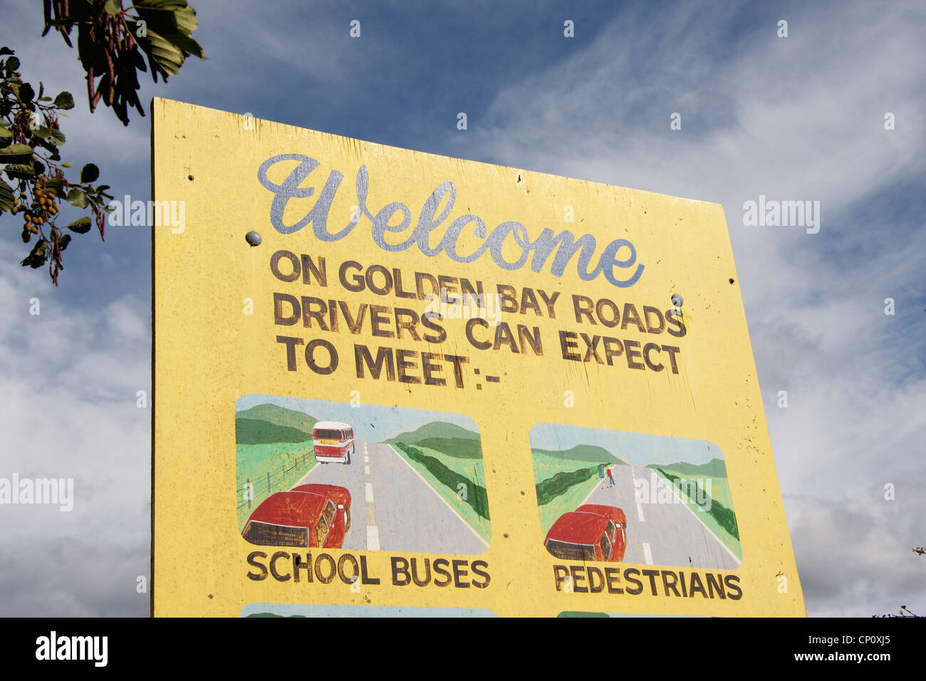 Information Centre at Golden Bay, Nelson, New Zealand Stock Photo - Alamy