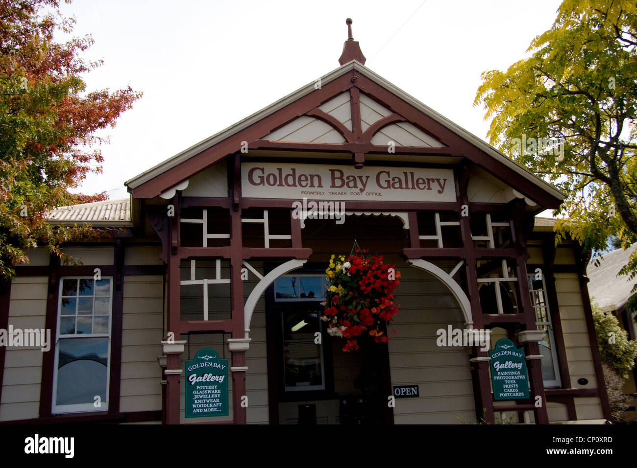 The front of the Golden Bay Gallery Stock Photo - Alamy