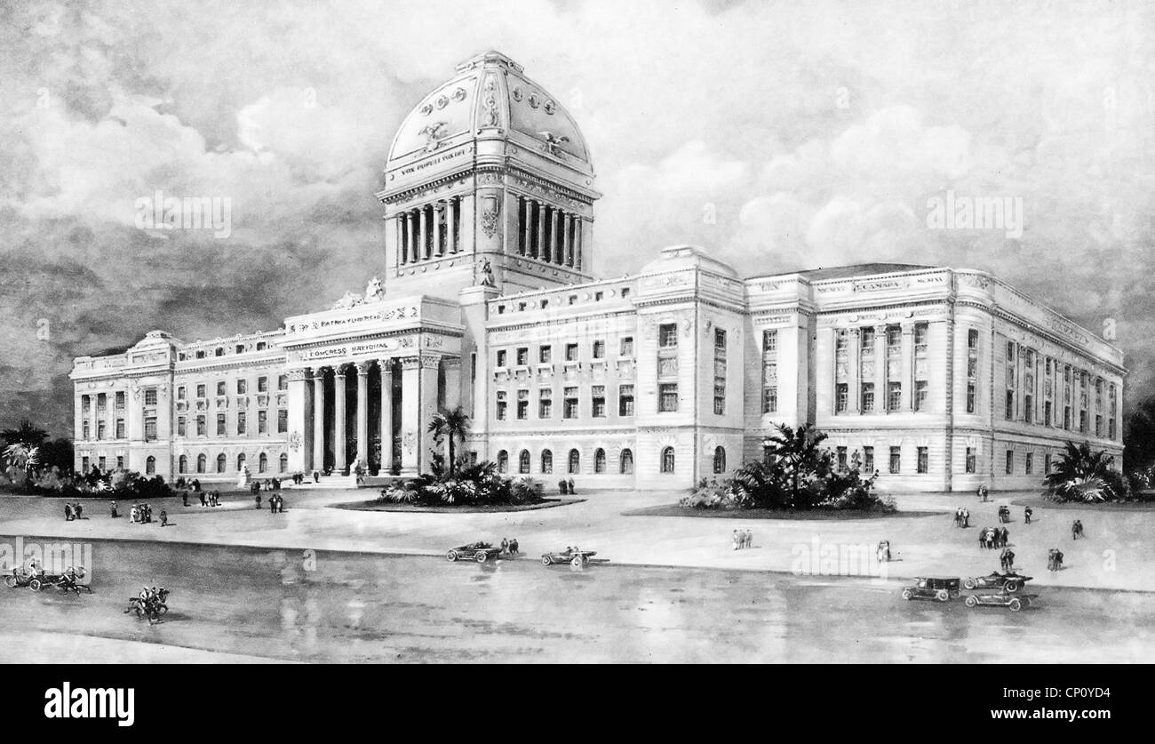 The new Capitol, Havana, Cuba, circa 1918 Stock Photo - Alamy