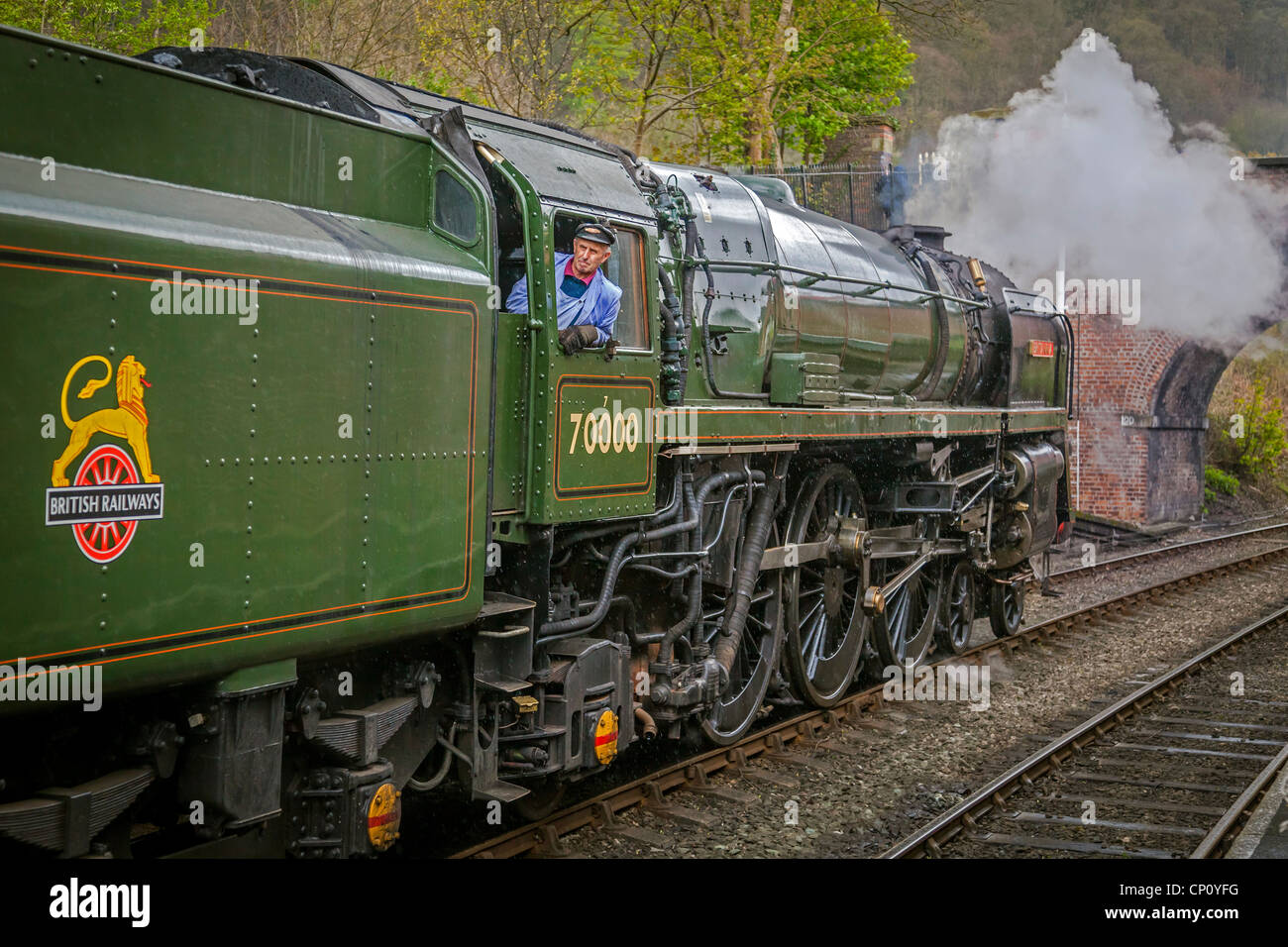 Britannia train 70000 hi-res stock photography and images - Alamy