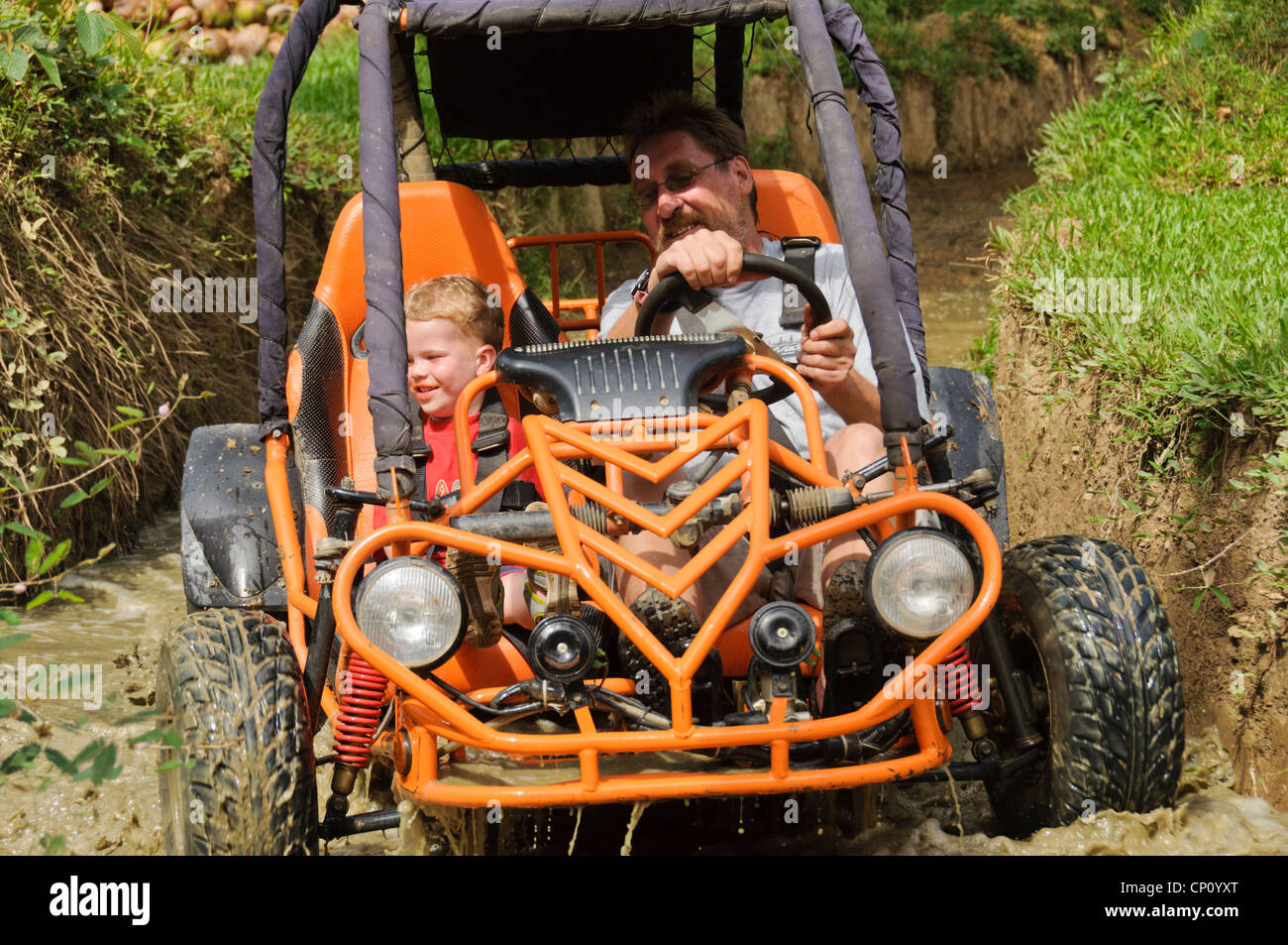 Father son motoring High Resolution Stock Photography and Images - Alamy