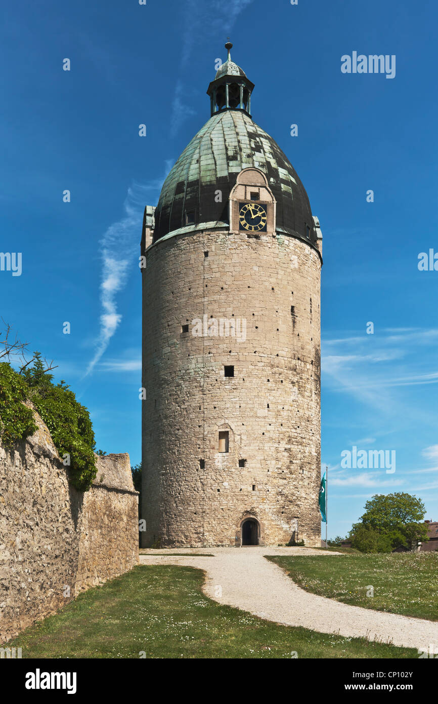 The keep, "Dicker Wilhelm" at Neuenburg Castle, Freyburg (Unstrut ...