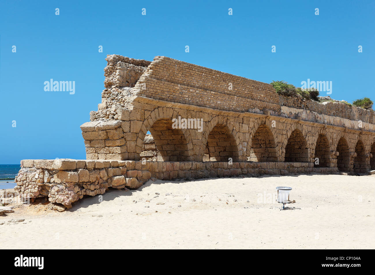 Aqueduct of Caesarea Stock Photo - Alamy
