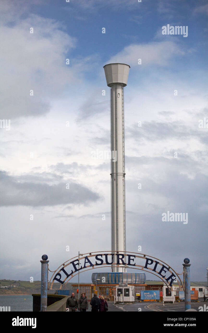 Sealife Tower, Jurassic Skyline Tower, at the Pleasure Pier Weymouth in ...