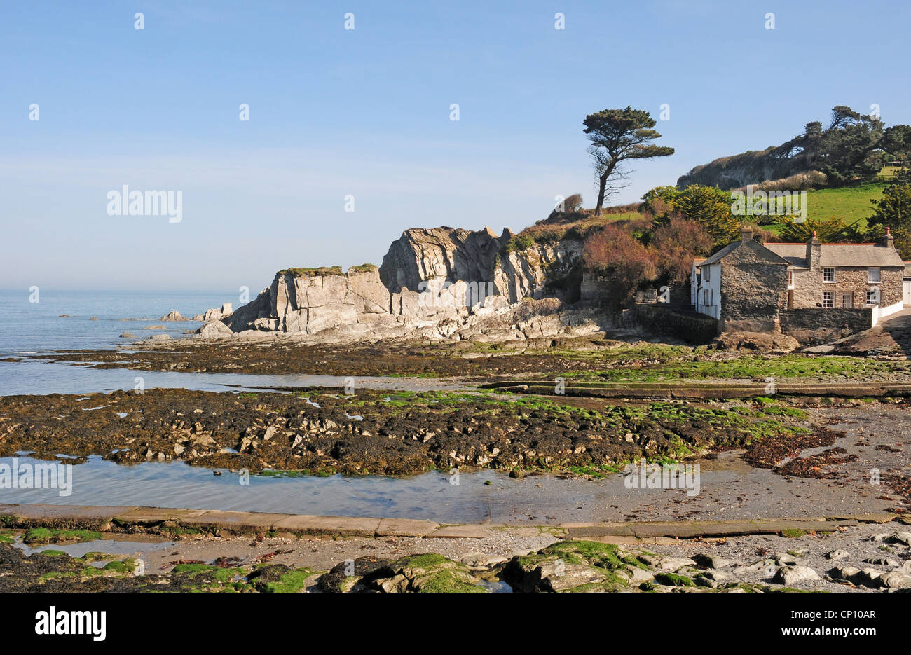 Lee bay beach hi-res stock photography and images - Alamy