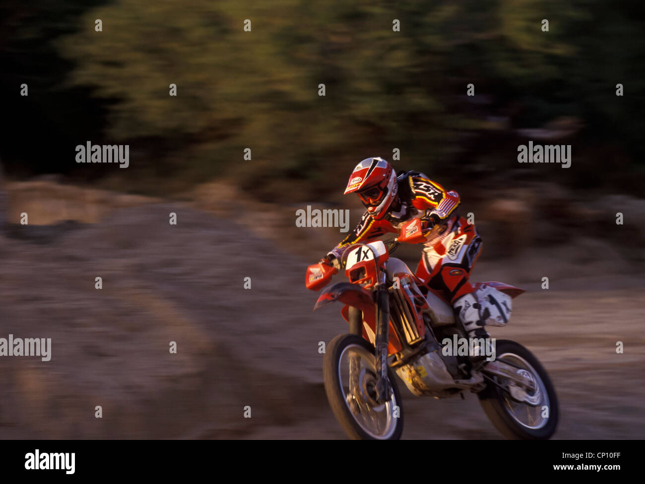 Desert motorcycle racer competing in the Baja 2000 Stock Photo - Alamy