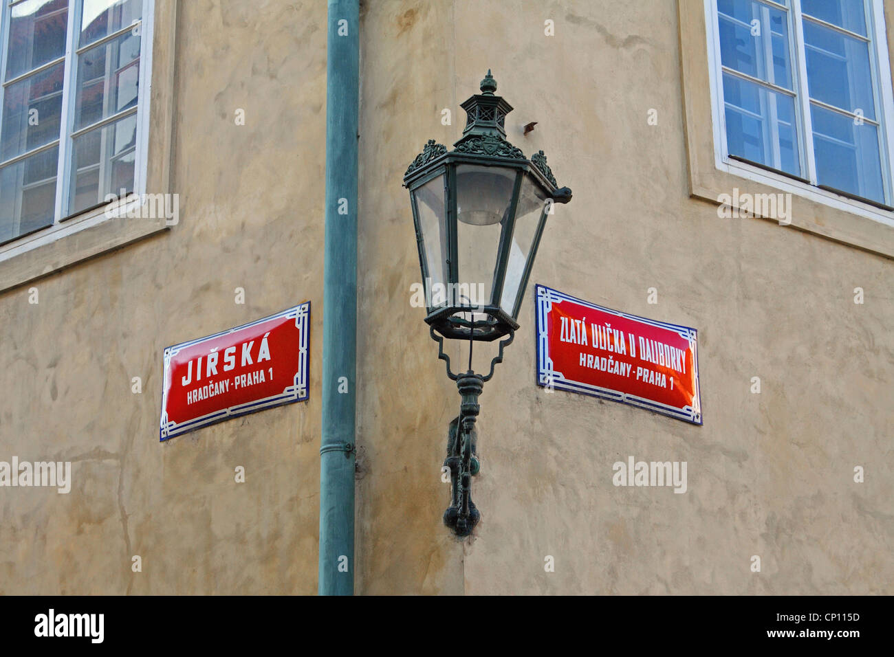 Prague czech republic street signs hi-res stock photography and images ...