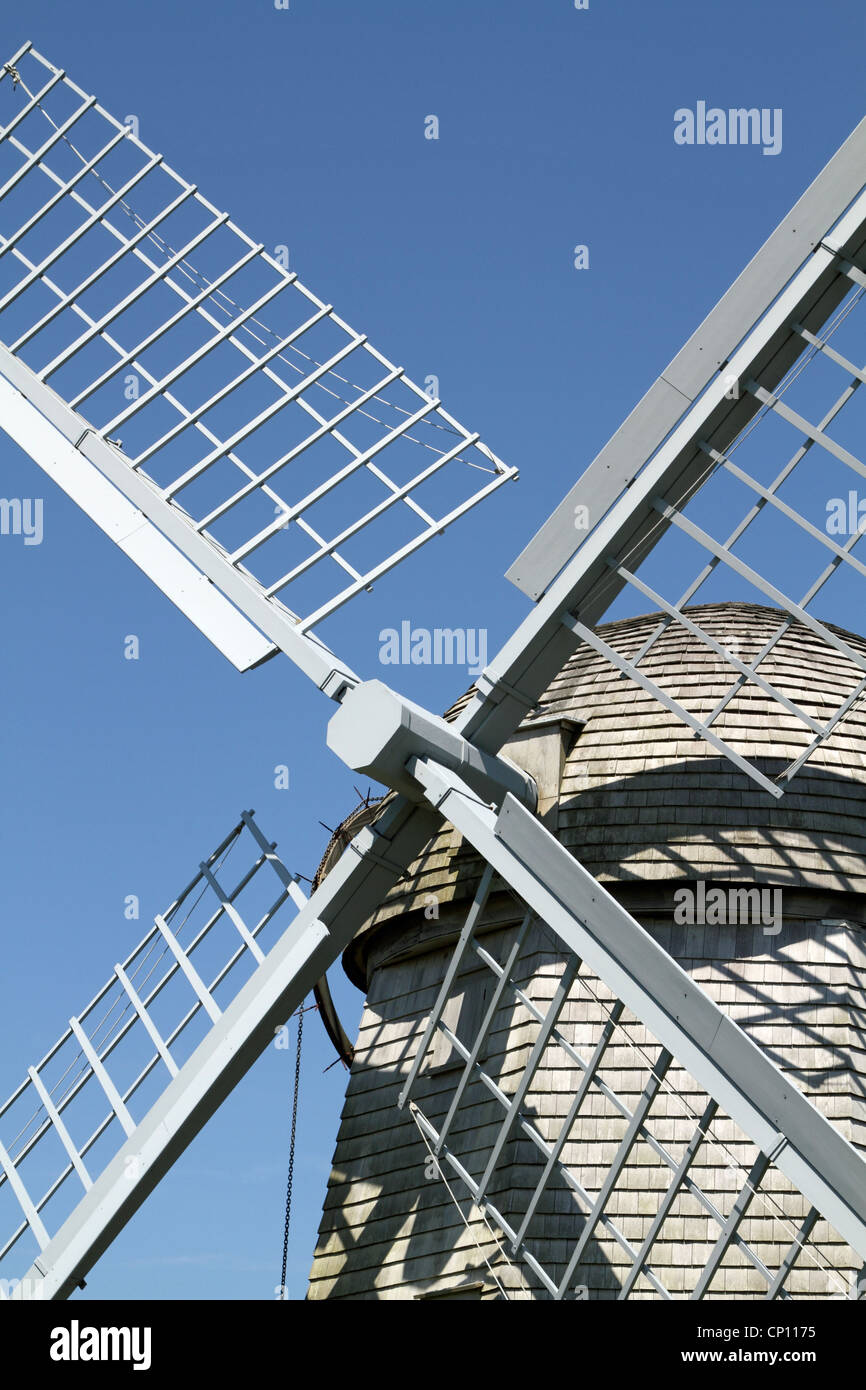 A restored 1787 windmill originally used to grind corn. Jamestown ...