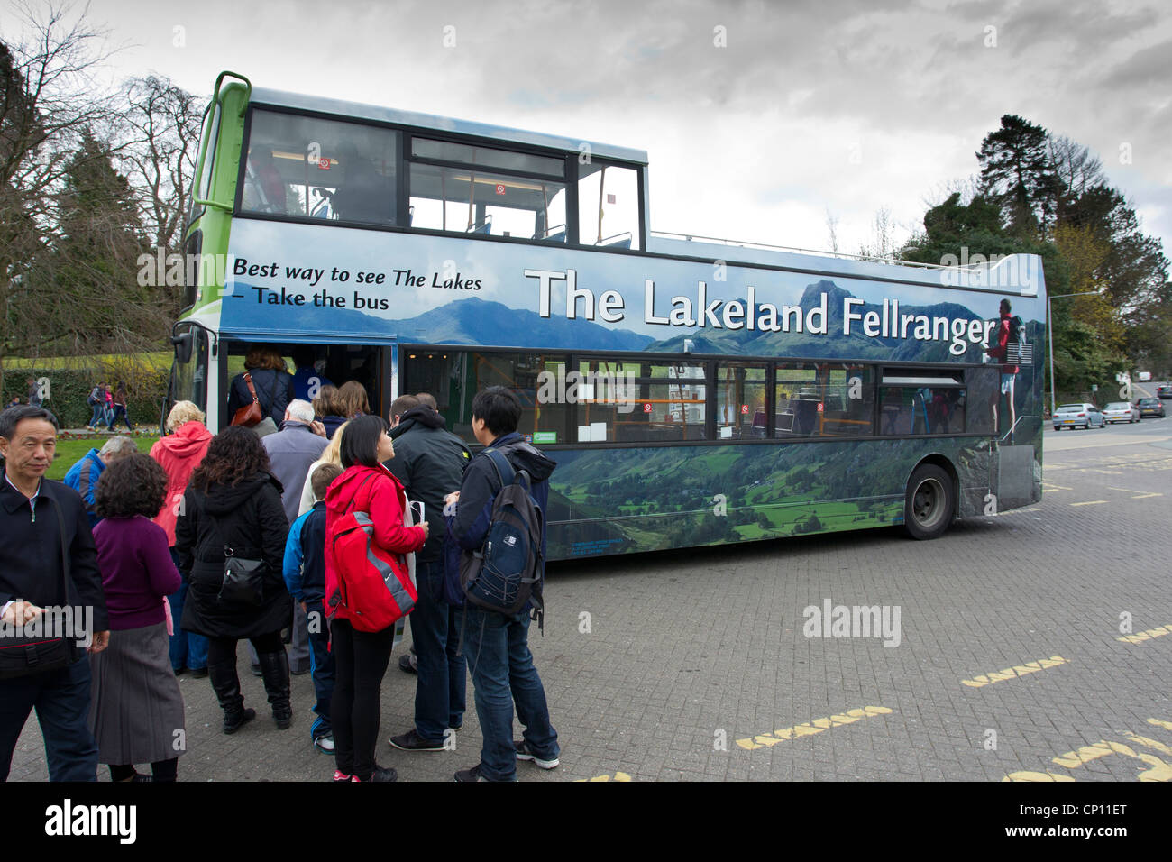 Best way to see The Lakes Take the bus The Lakeland Fellranger open top ...
