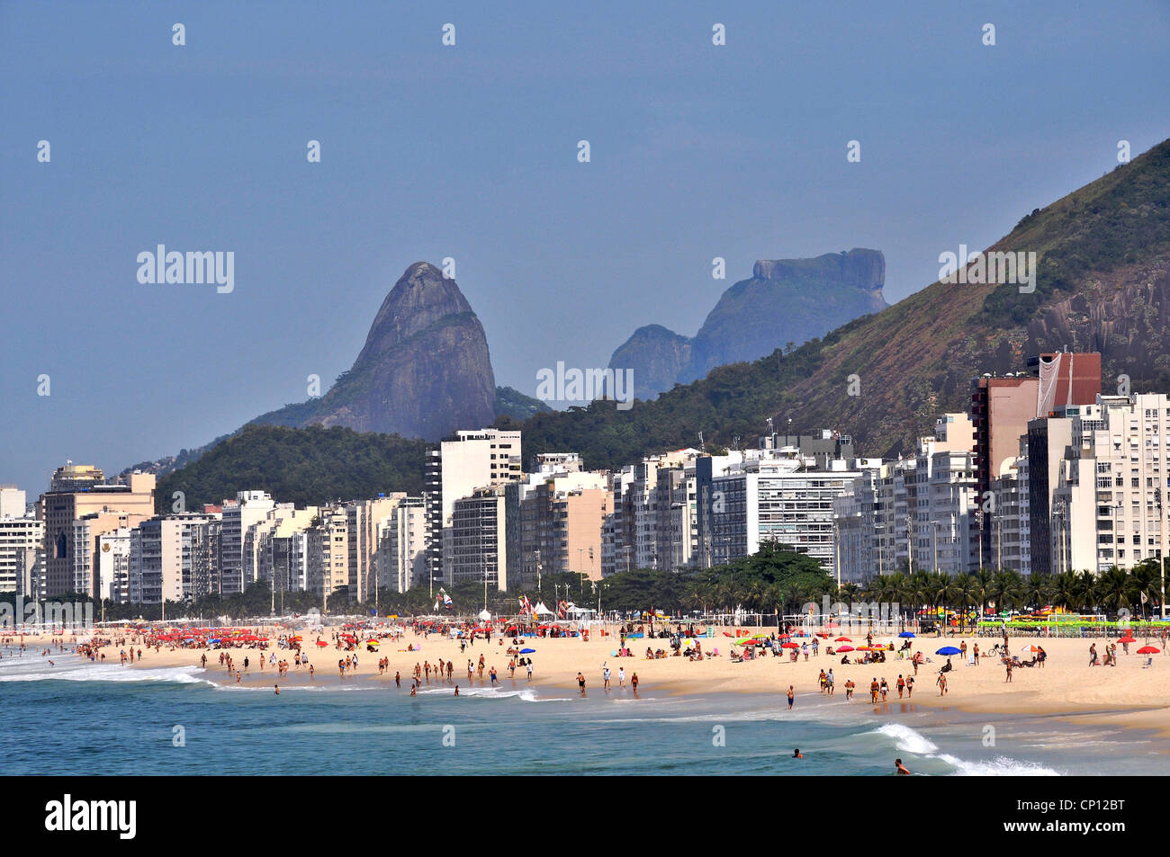 Copacabana beach Rio de Janeiro Brazil Stock Photo - Alamy
