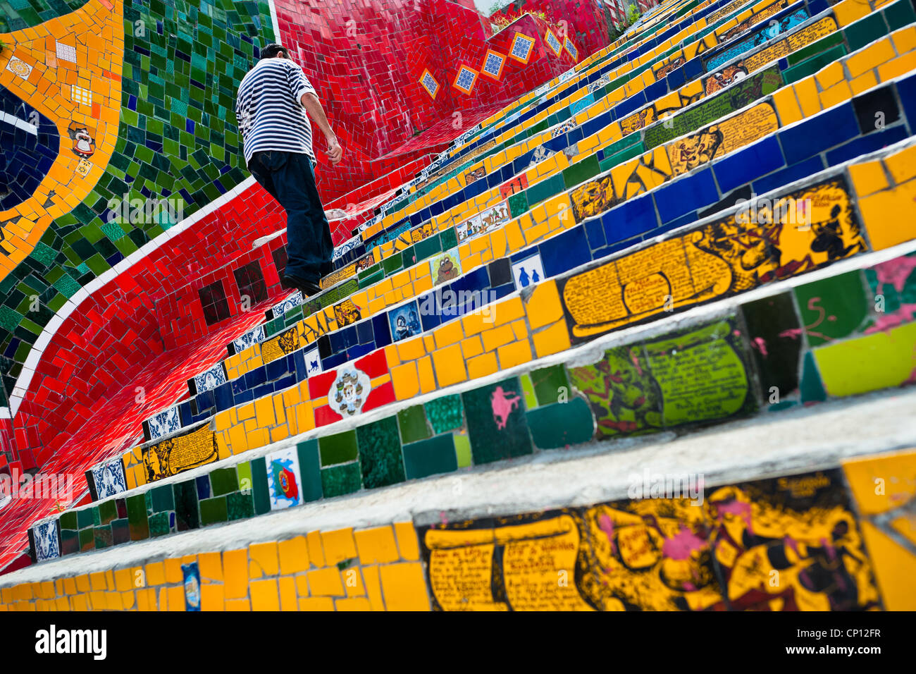 Colorful Stairs In Rio