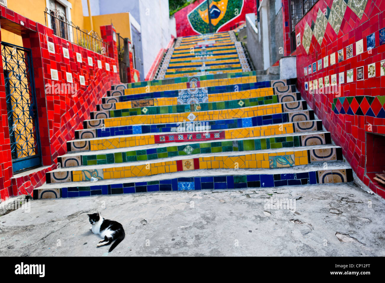 Colorful Stairs In Rio