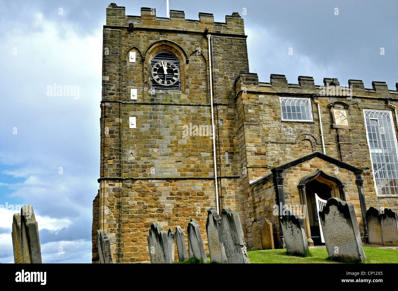 Saint Mary's Church Whitby North Yorkshire England Stock Photo - Alamy