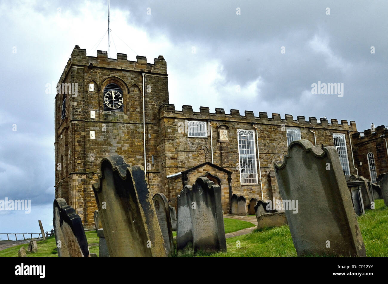 Saint Mary's Church Whitby North Yorkshire England Stock Photo - Alamy