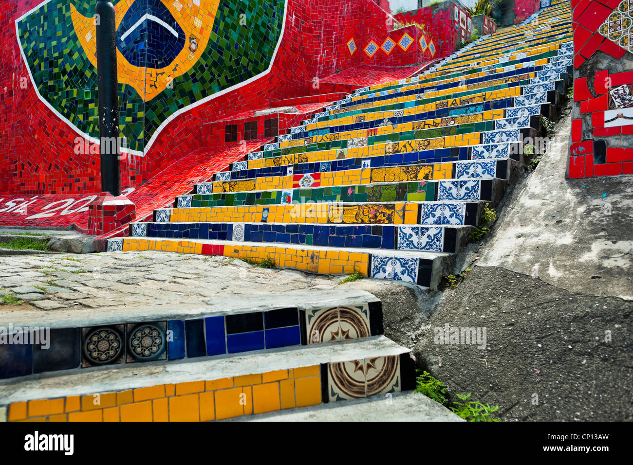 Colorful Stairs In Rio