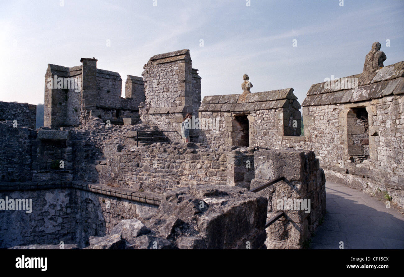 Chepstow castle martens tower hi-res stock photography and images - Alamy