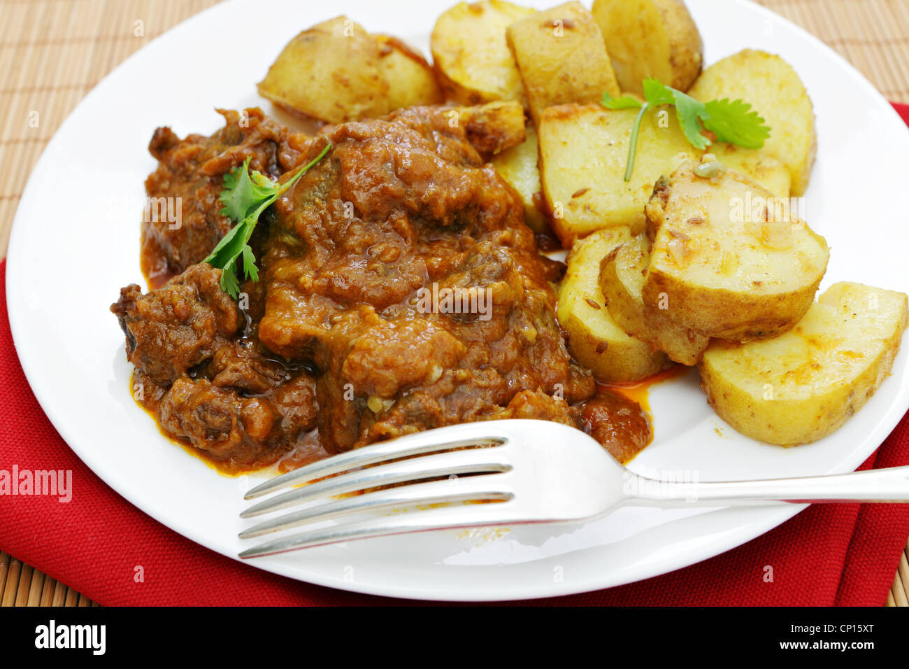 Indian Curried Potatoes High Resolution Stock Photography and Images ...