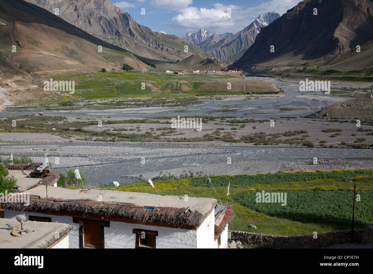 The Spiti Valley, The Himalayas, Himachal Pradesh, India Stock Photo ...