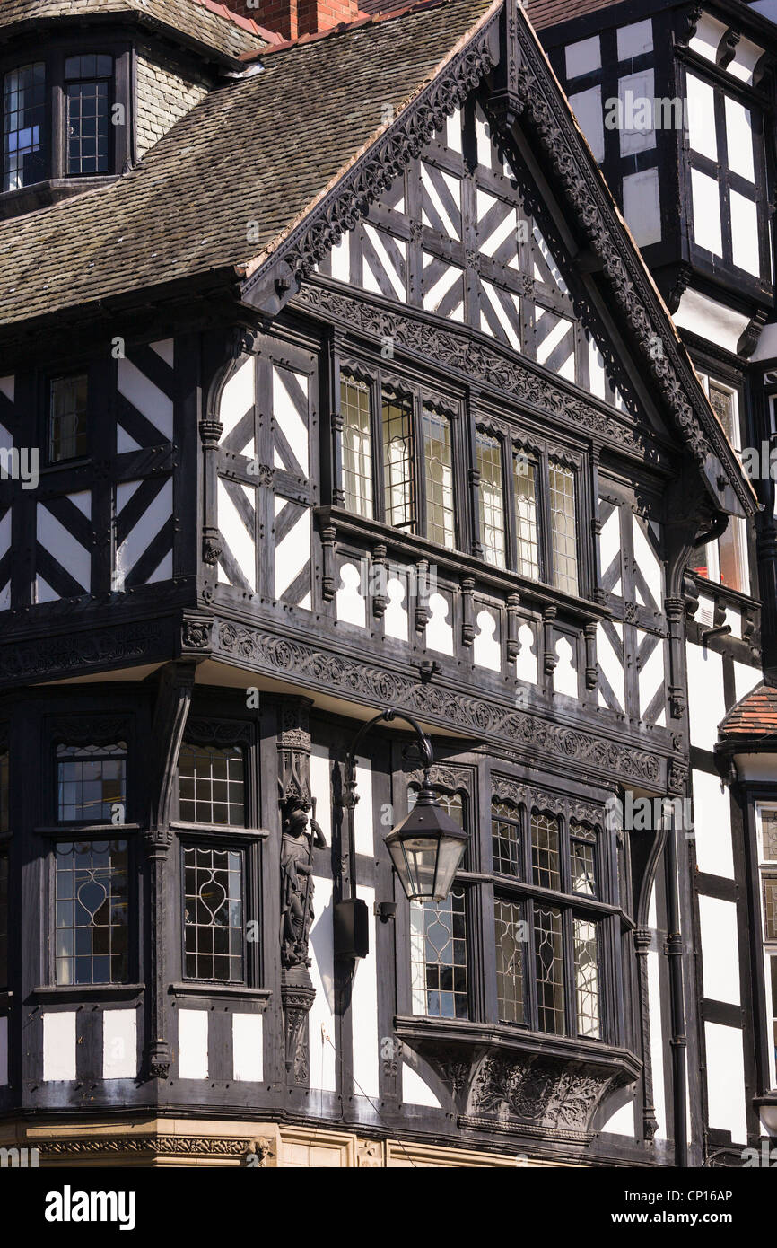 Half-timbered buildings, Chester Stock Photo - Alamy