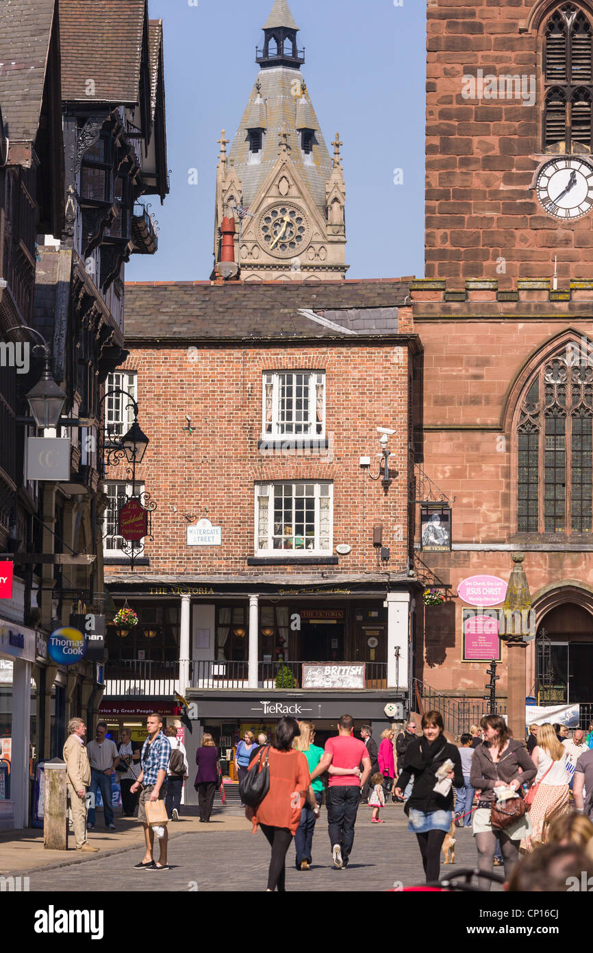 Bridge street, Chester Stock Photo - Alamy