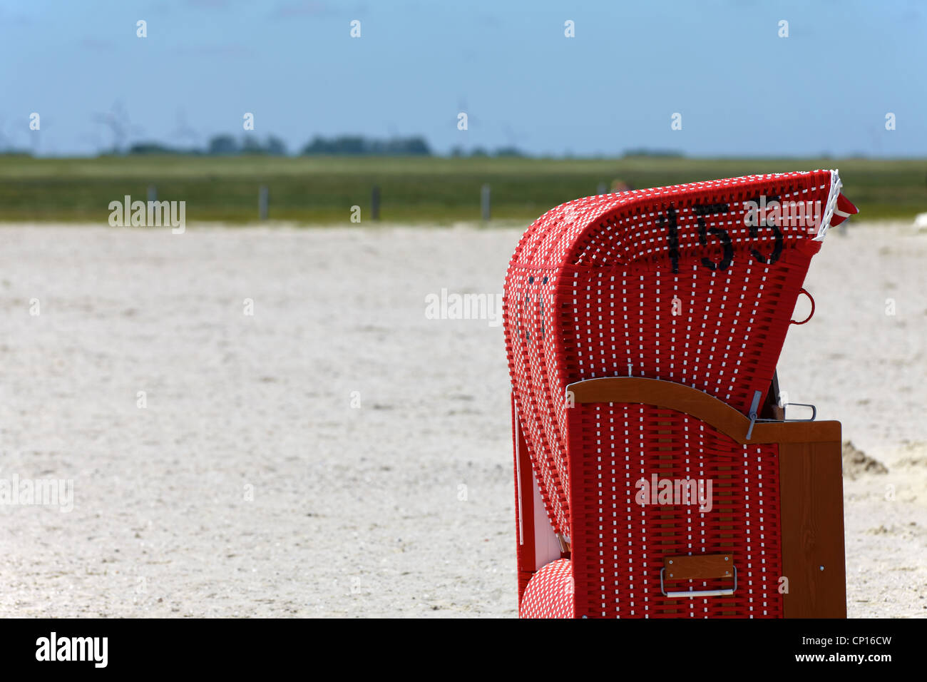 Wicker beach chairs on the beach of the Baltic Sea Stock Photo - Alamy