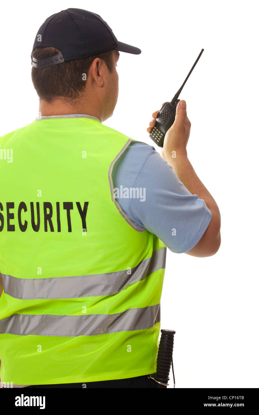 Security guard hand holding cb hi-res stock photography and images - Alamy