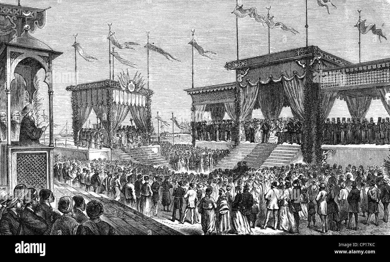 Opening of the suez canal High Resolution Stock Photography and Images ...