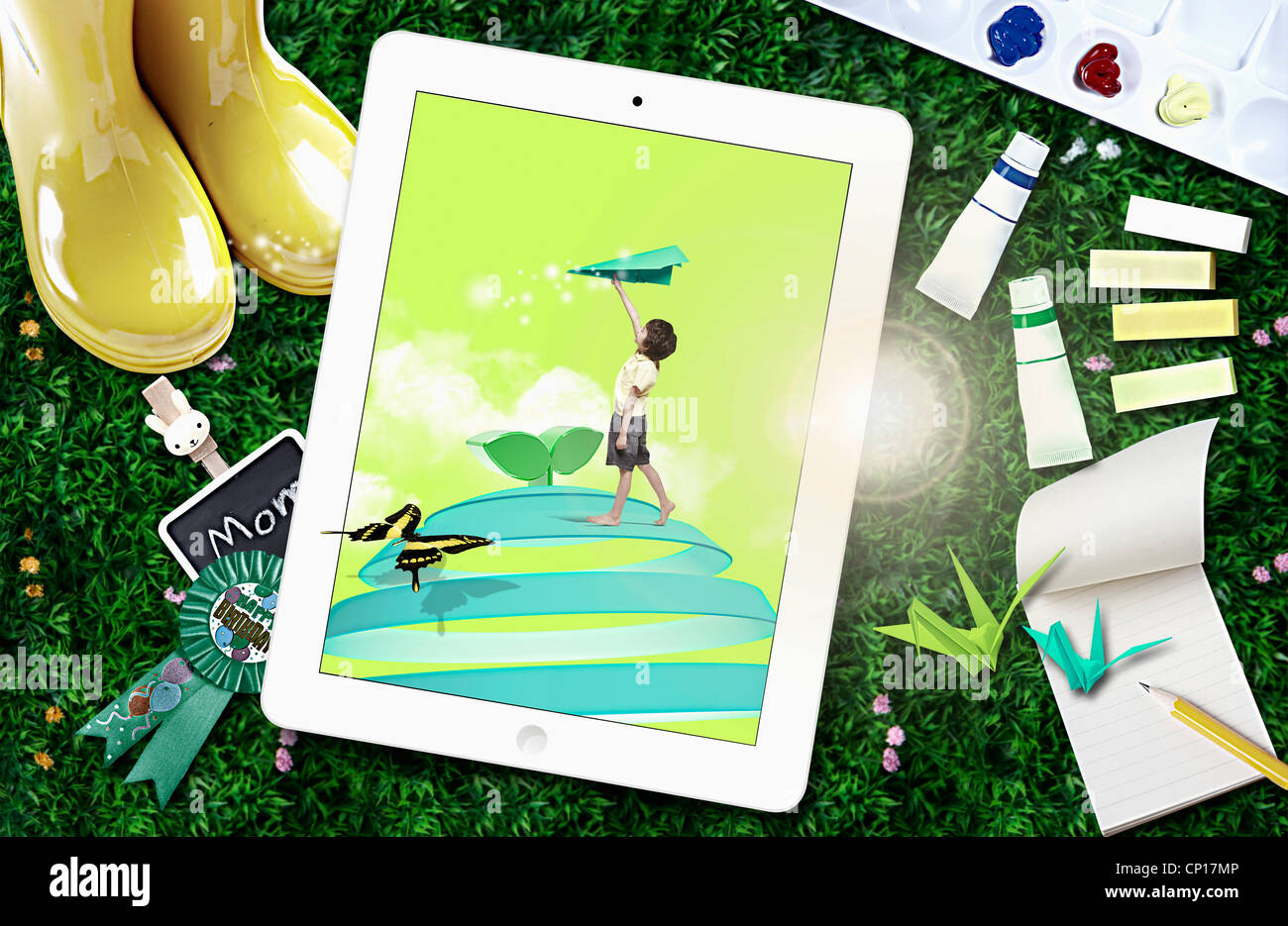 Crane human flying hi-res stock photography and images - Alamy