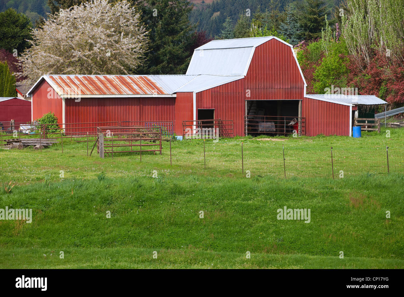 Country barn, Woodland WA Stock Photo - Alamy