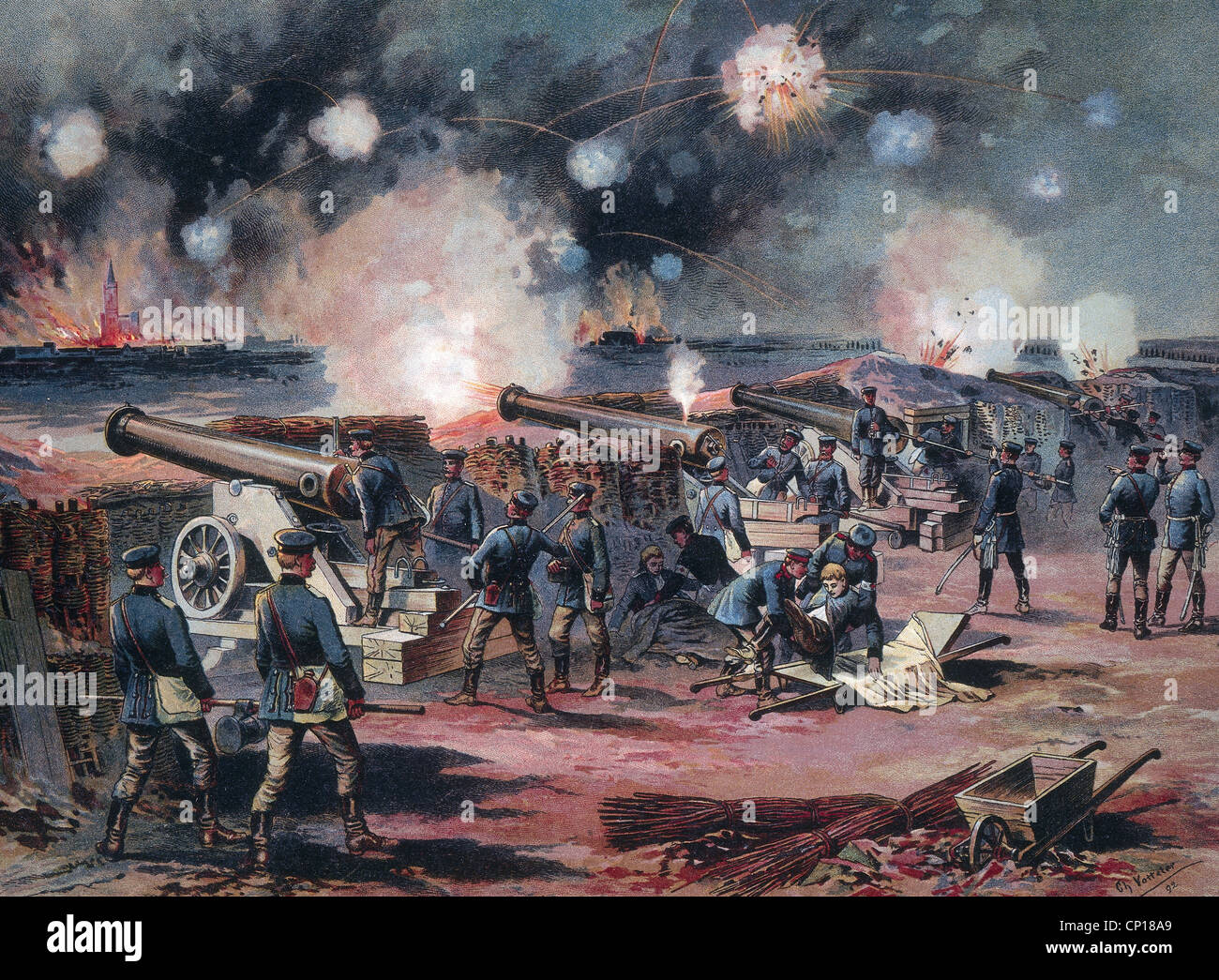 events, Franco-Prussian War 1870 - 1871, siege of Strassbourg, 15.8 ...