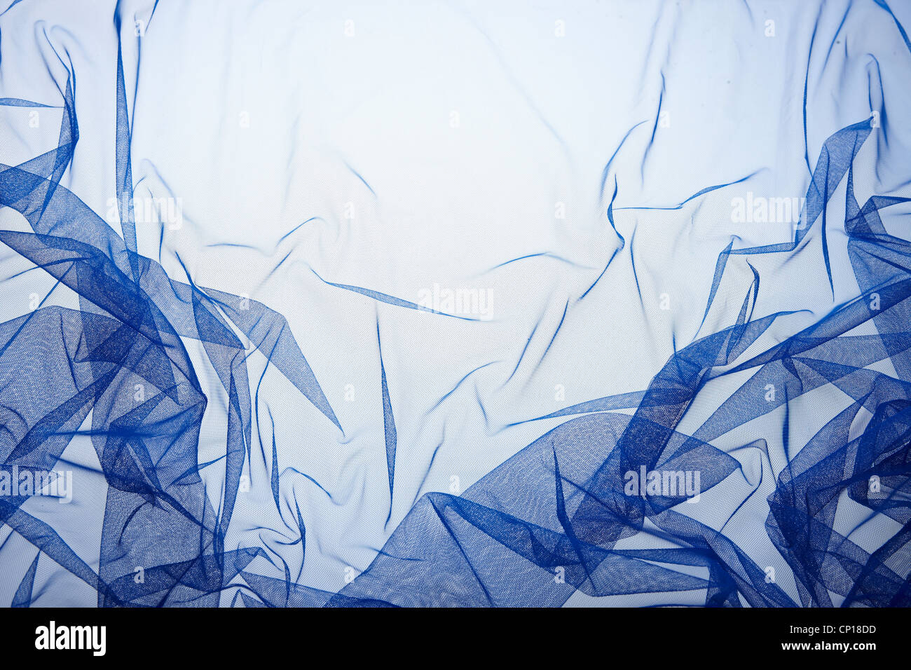 Wrinkled blue cloth Stock Photo - Alamy