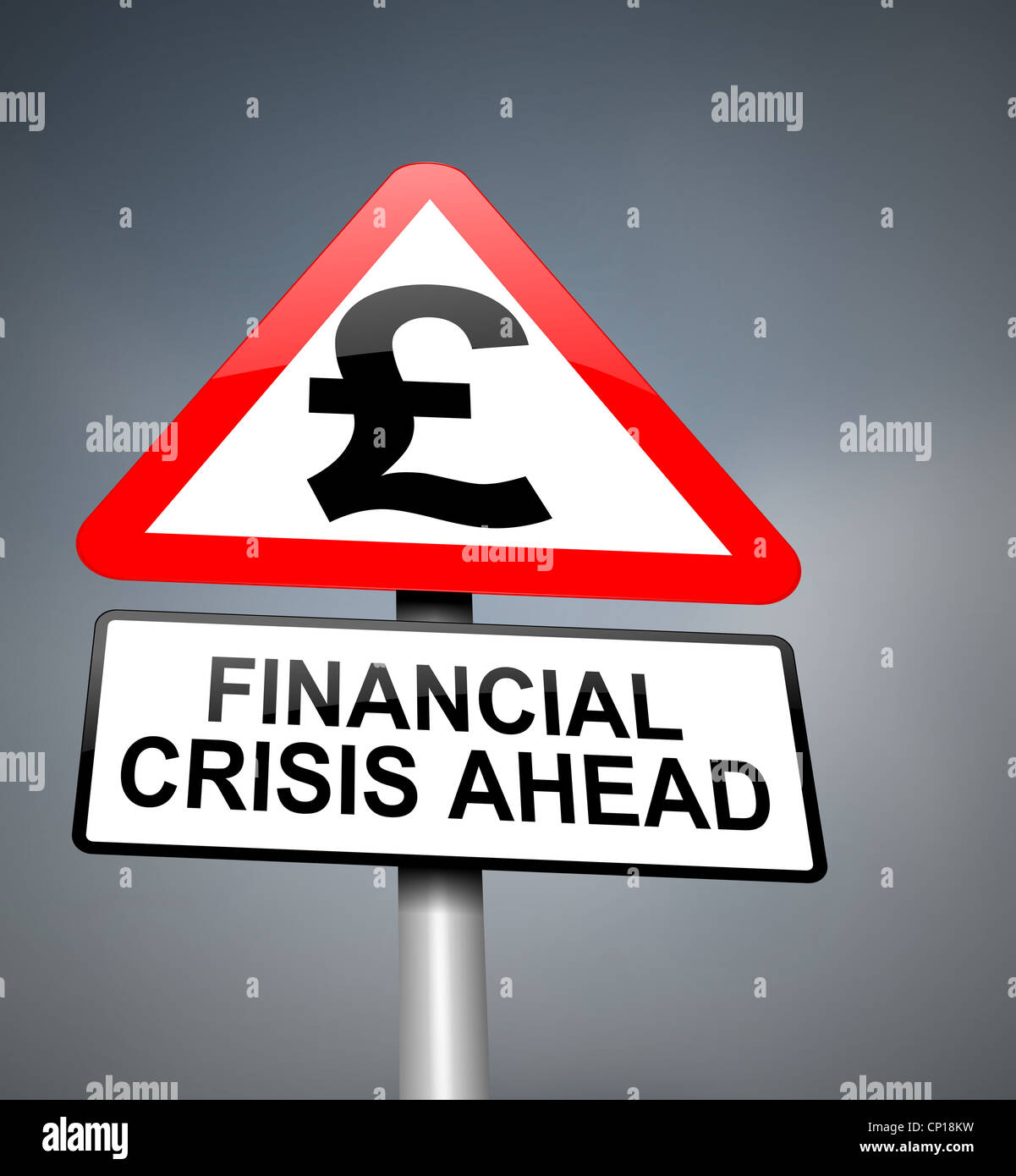 Investments and hazard sign hi-res stock photography and images - Alamy