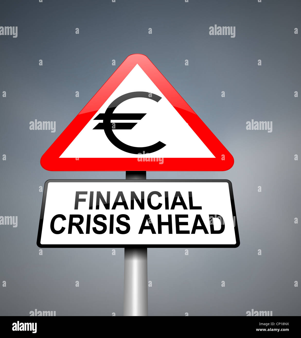 Investments and hazard sign hi-res stock photography and images - Alamy