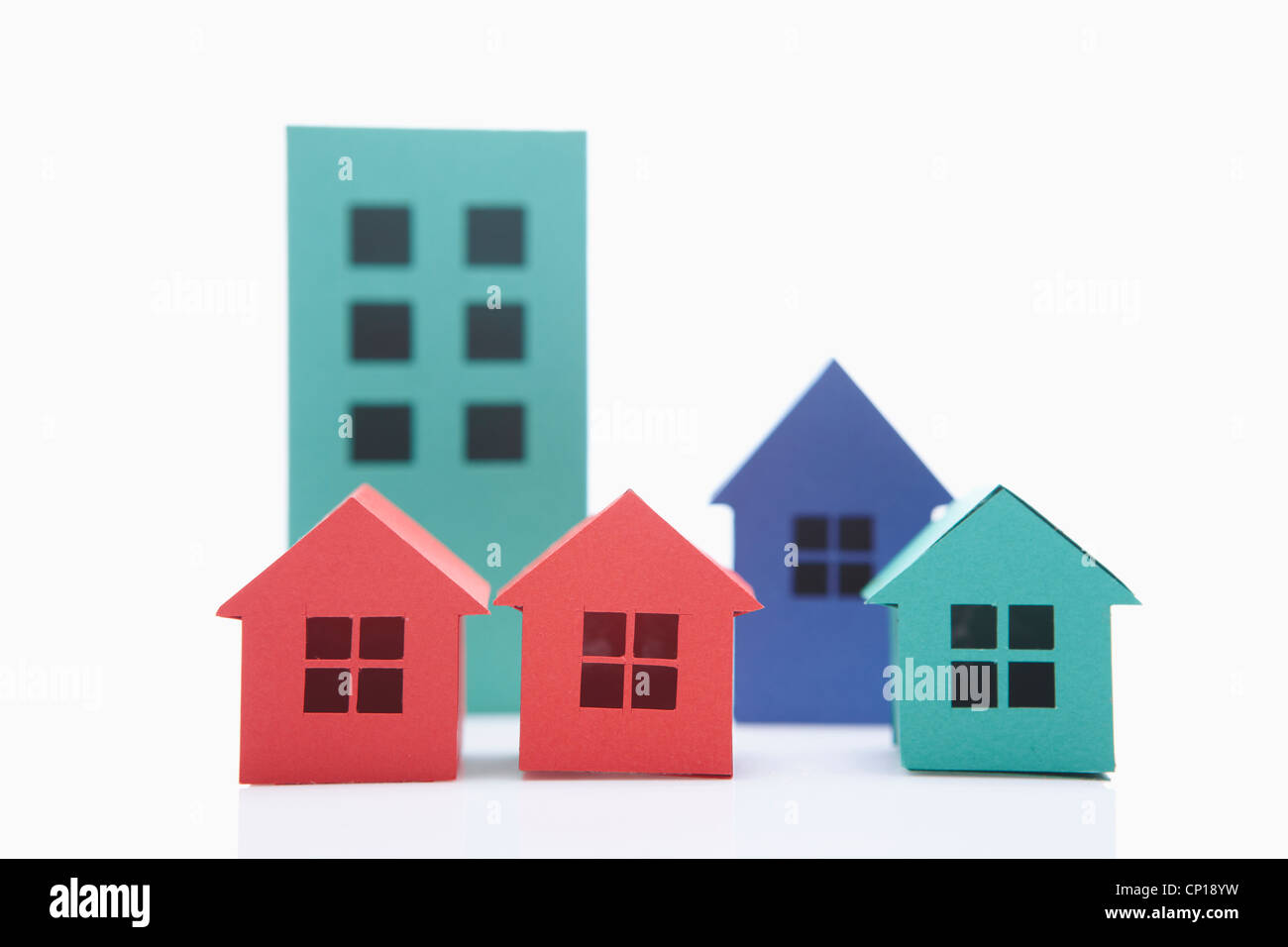 The building model Cut Out Stock Images & Pictures - Alamy