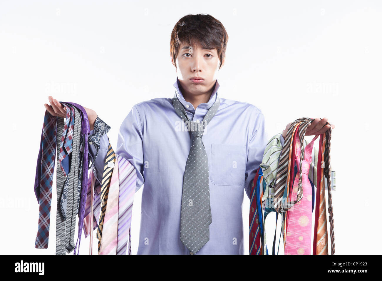 Choosing ties hi-res stock photography and images - Alamy