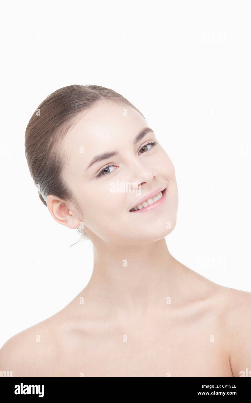 A woman from the front Stock Photo - Alamy