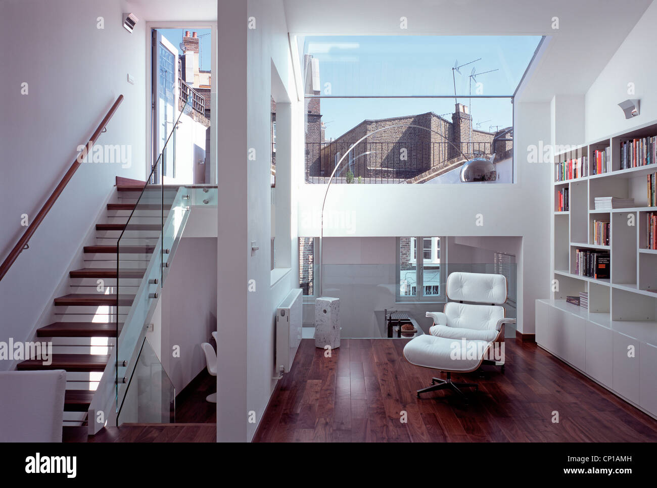 Open plan attic conversion in house on Portobello Road, London, UK ...