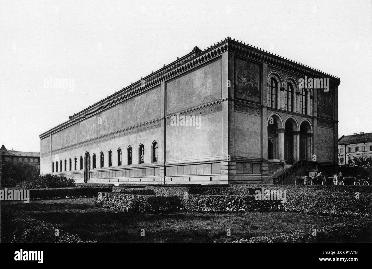 geography / travel, Germany, Munich, museum Neue Pinakothek, built ...